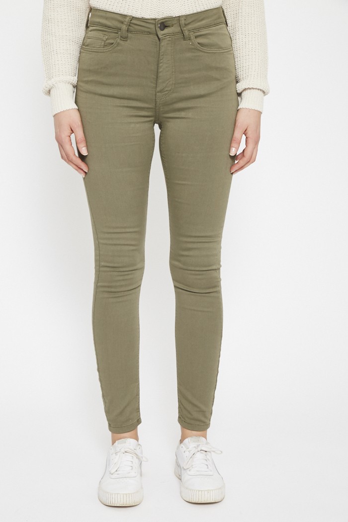 Jeans skinny kaki Jacqueline De Yong | Destock Jeans