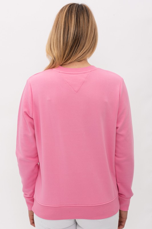 Sweat rose Tommy Hilfiger | Destock Jeans