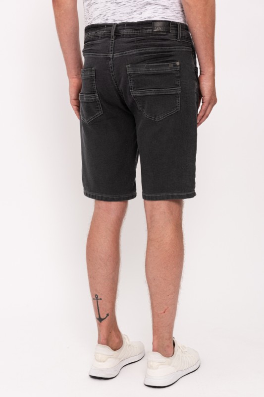 Short en jean gris Paname Brothers | Destock Jeans