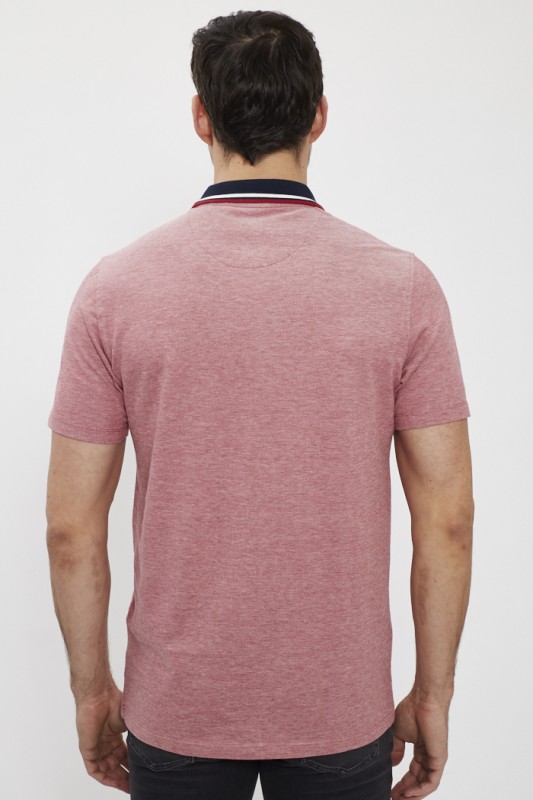 Polo rouge Jack & Jones | Destock Jeans