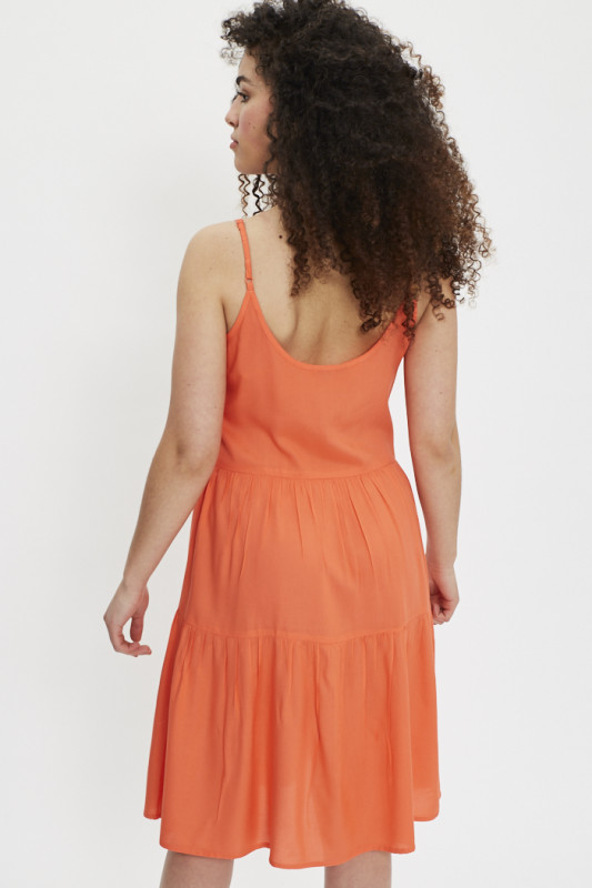 Robe fluide orange Only | Destock Jeans