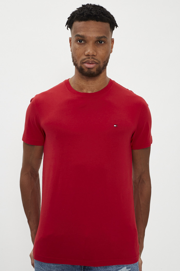 T-shirt rouge Tommy Hilfiger | Destock Jeans