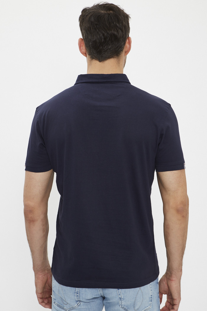 Polo bleu marine Paname Brothers | Destock Jeans
