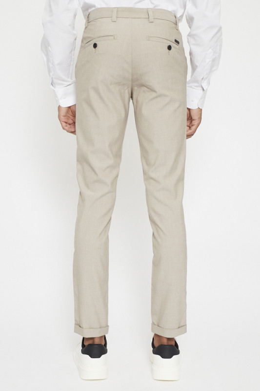 Pantalon habillé beige