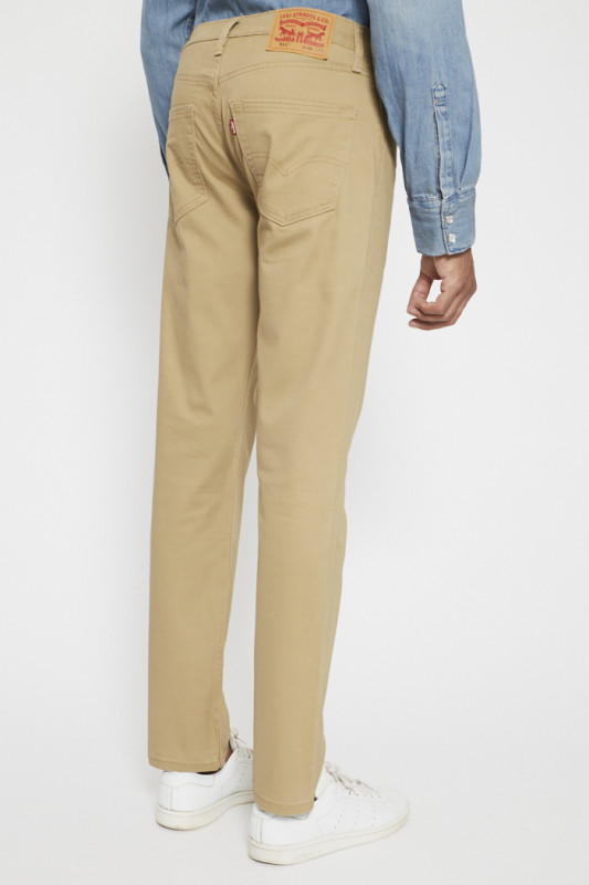 Jeans 511 Levi's en toile beige coupe slim pour Homme | Destock Jeans